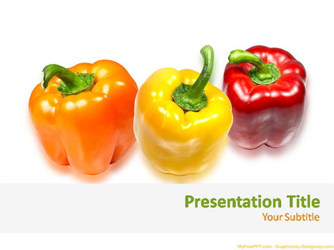 Free Bell Pepper PowerPoint Templates - MyFreePPT.com