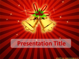 Free Christmas Bell PowerPoint Template - Download Free PowerPoint PPT
