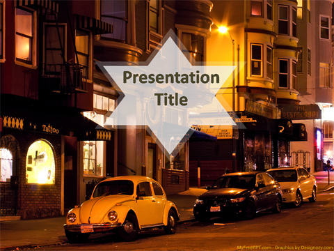 Free street PowerPoint Templates - MyFreePPT.com