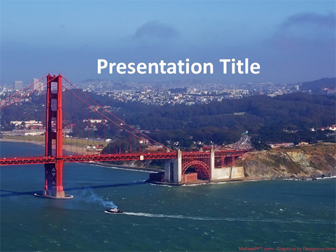 Golden Gate Bridge Powerpoint Template Golden Gate Bridge Phase 3B