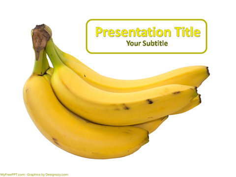 Free Banana PowerPoint Template - Download Free PowerPoint PPT