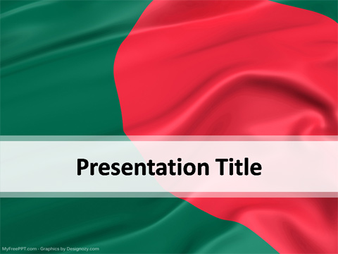Bangladesh PowerPoint Template - Download Free PowerPoint PPT