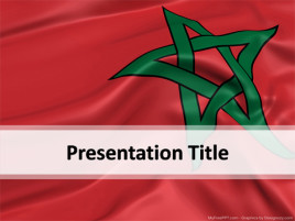 Free Morocco PowerPoint Templates - MyFreePPT.com