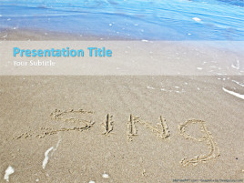 Free Singing PowerPoint Templates - MyFreePPT.com