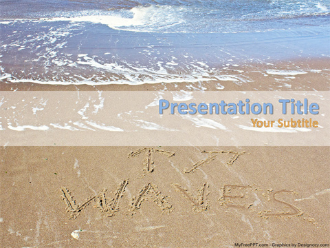 Free Water Themed PowerPoint Template - Download Free PowerPoint PPT