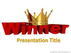 Free Winner PowerPoint Template - Download Free PowerPoint PPT
