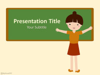 Free Kindergarten Teacher PowerPoint Template - Download Free ...