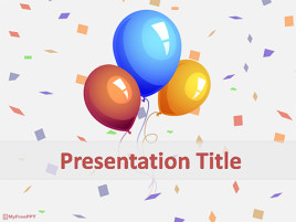 Free Balloons PowerPoint Template - Download Free PowerPoint PPT