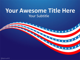 Free 4th of July Festive PowerPoint Template - Download Free PowerPoint PPT