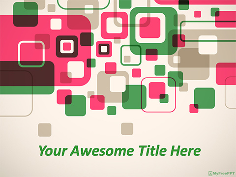 Free Abstract Squares PowerPoint Template - Download Free PowerPoint PPT