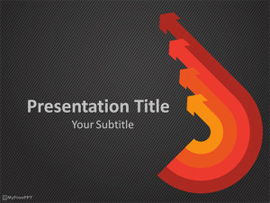 Free Growing Business Arrow PowerPoint Template - Download Free ...