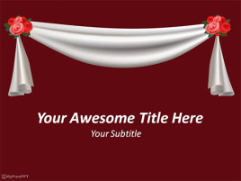 Free Curtain PowerPoint Templates - MyFreePPT.com