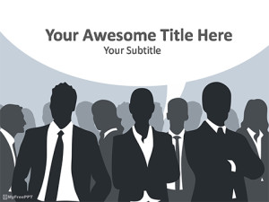 Free People Shapes PowerPoint Templates - MyFreePPT.com