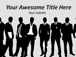Free Group of Office People PowerPoint Template - Download Free ...