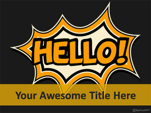 Free Hello PowerPoint Templates - MyFreePPT.com