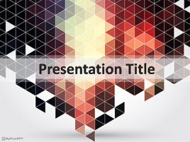 Free Mosaic Pattern PowerPoint Template - Download Free PowerPoint PPT