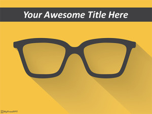 Free Eyeglasses PowerPoint Templates - MyFreePPT.com