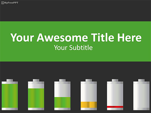 Free Battery PowerPoint Templates - MyFreePPT.com