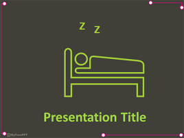 Free Sleep PowerPoint Template - Download Free PowerPoint PPT