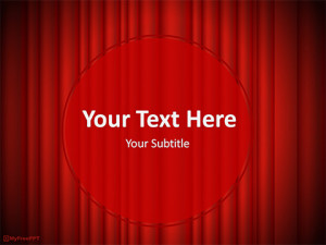 Free Theater PowerPoint Templates - MyFreePPT.com