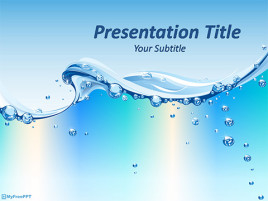 Free Water Bubble PowerPoint Templates - MyFreePPT.com