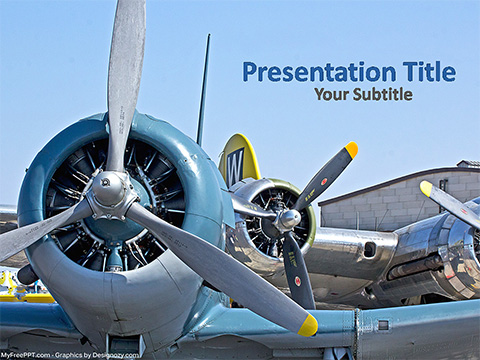Free Aircraft PowerPoint Templates - MyFreePPT.com