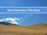 Free Painted Hills PowerPoint Template - Download Free PowerPoint PPT