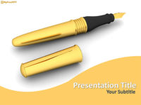Free Writing PowerPoint Templates - MyFreePPT.com