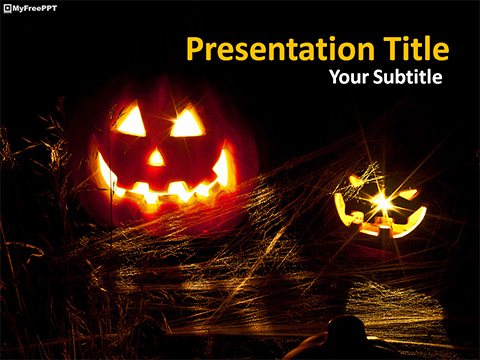 Free Horror PowerPoint Templates - MyFreePPT.com