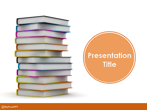 Free Knowledgeful Books PowerPoint Template - Download Free PowerPoint PPT