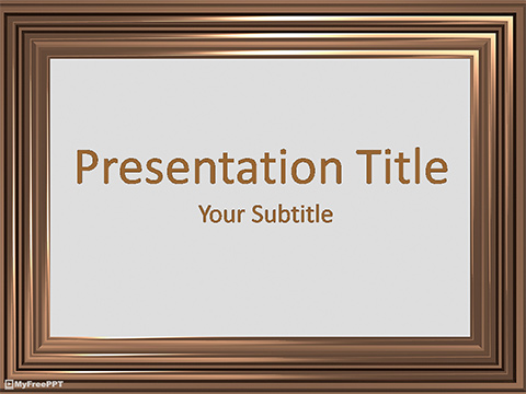 Free Decorative Floral Frame PowerPoint Template - Download Free ...