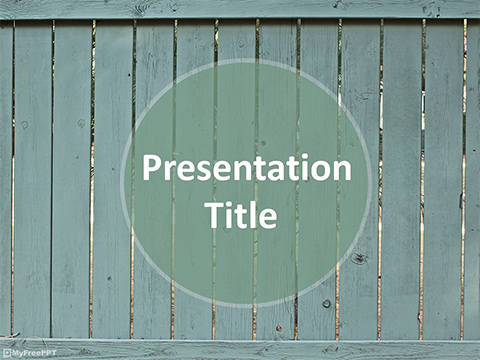 Free Fence PowerPoint Templates - MyFreePPT.com