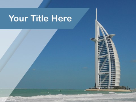 Free dubai PowerPoint Templates - MyFreePPT.com