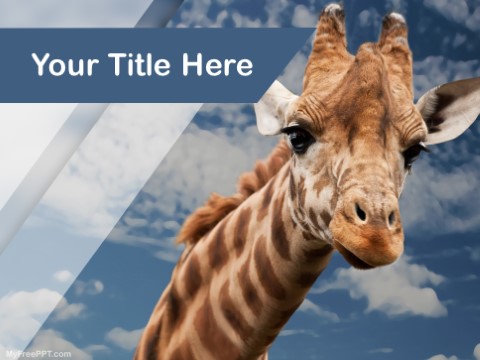 Free Giraffe PowerPoint Templates - MyFreePPT.com
