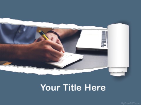 Free Note PPT Template - Download Free PowerPoint PPT