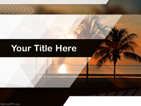 Free Palm Trees PowerPoint Templates - MyFreePPT.com