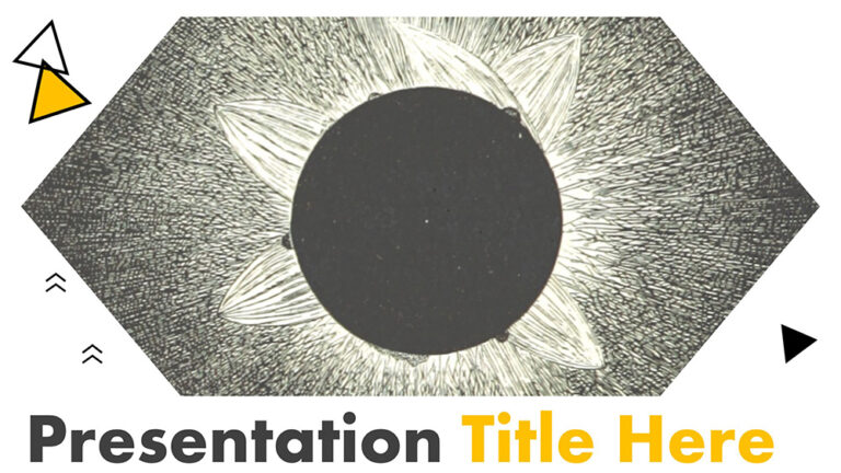 Free black hole PowerPoint Templates - MyFreePPT.com