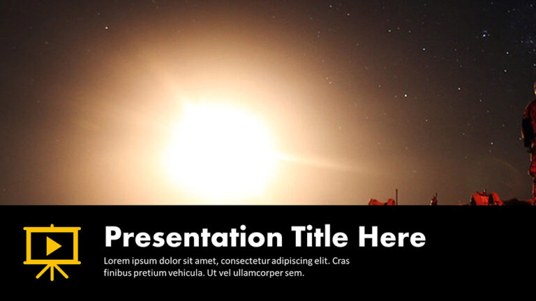 Free astronomy PowerPoint Templates - MyFreePPT.com