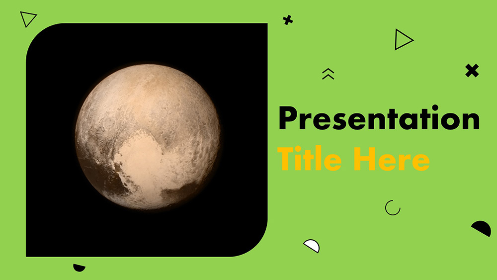 Pluto By New Horizons Google Slides Themes And Powerpoint Template ...